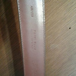 Perry Ellis Portfolio | Accessories | New Brown Leather Mens Perry ...